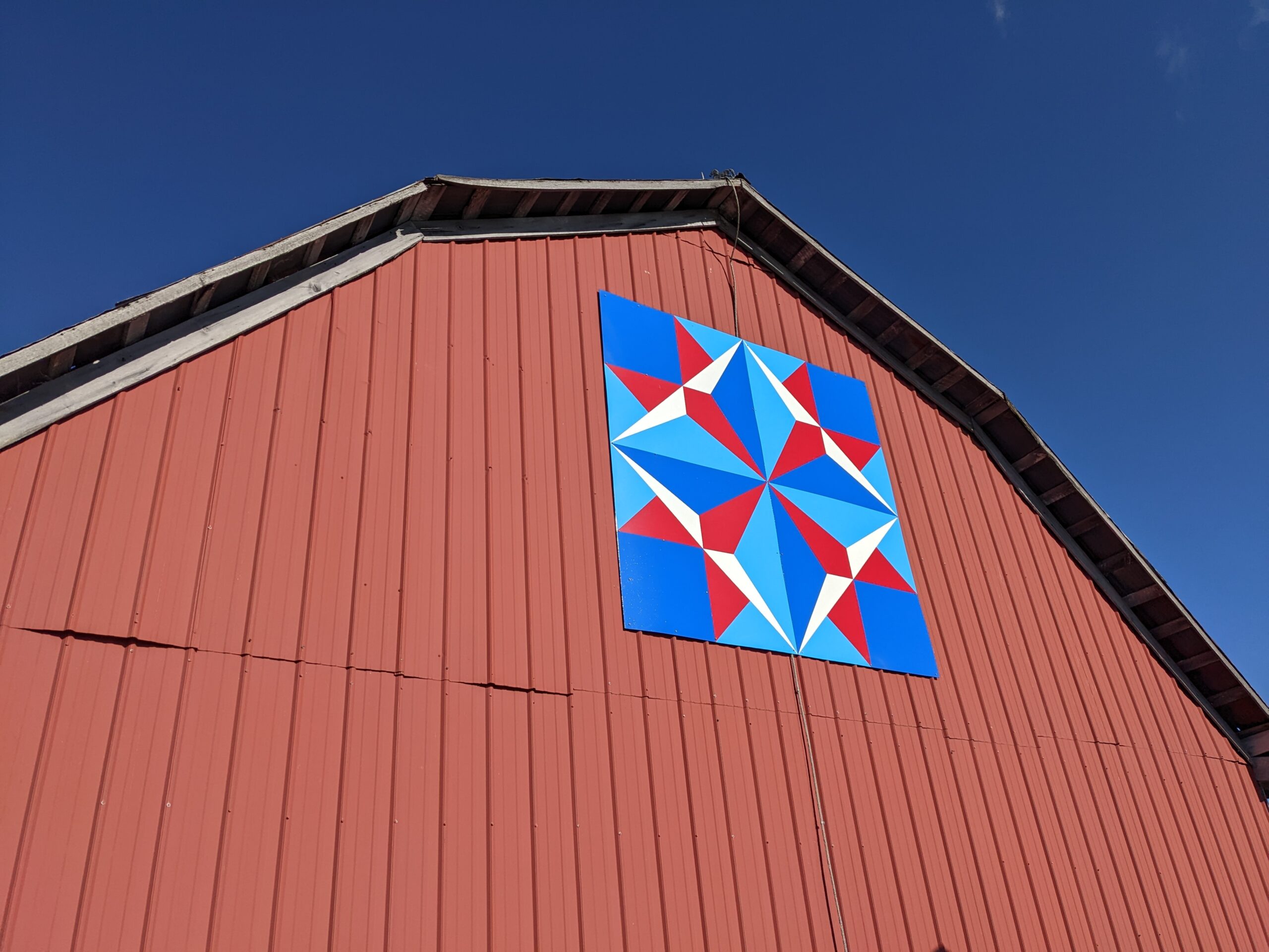 Stop #47: Dervish Star – Barn Quilts in Garrett County, Maryland